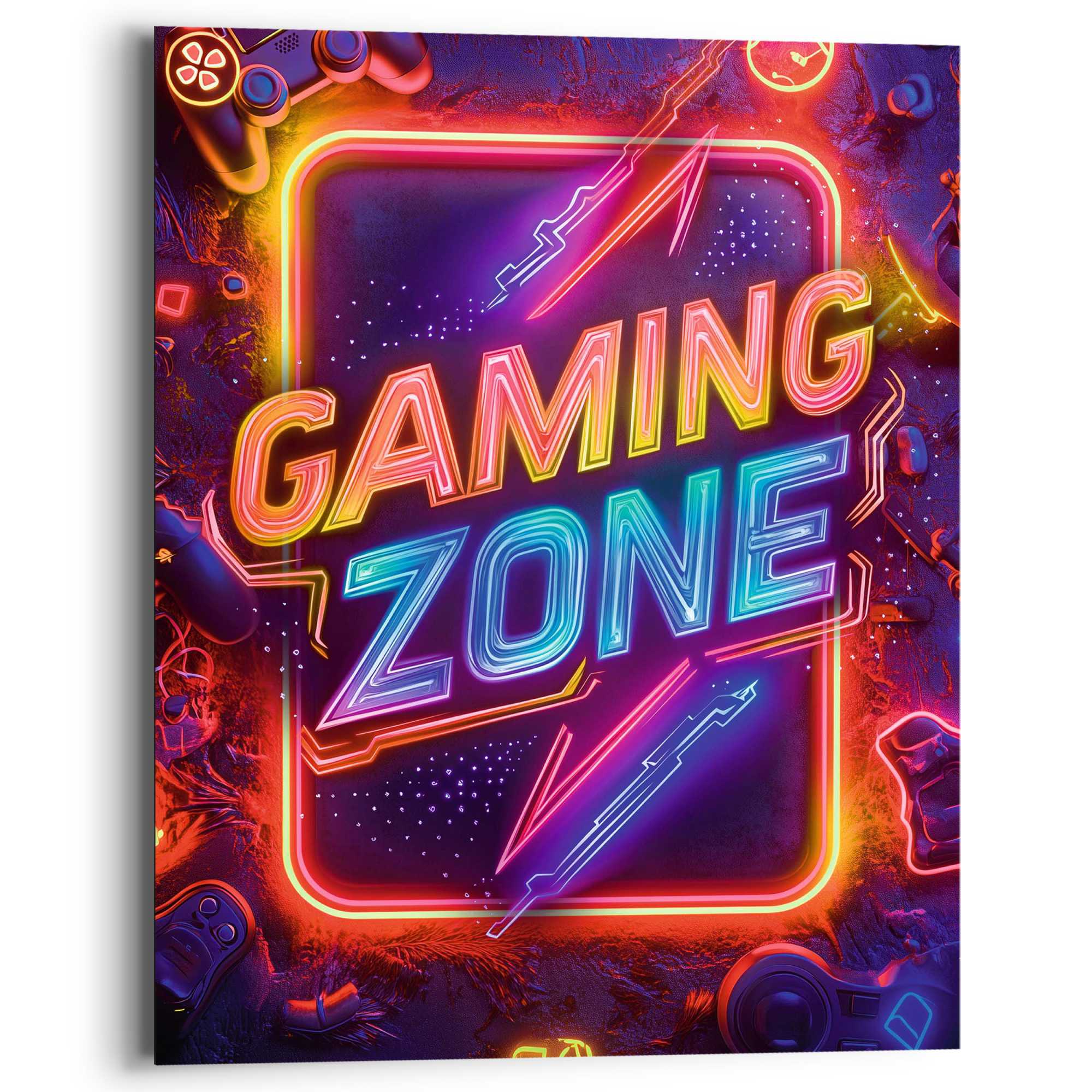 Wall Art Panel Gaming Zone 50x40 – Orangewallz