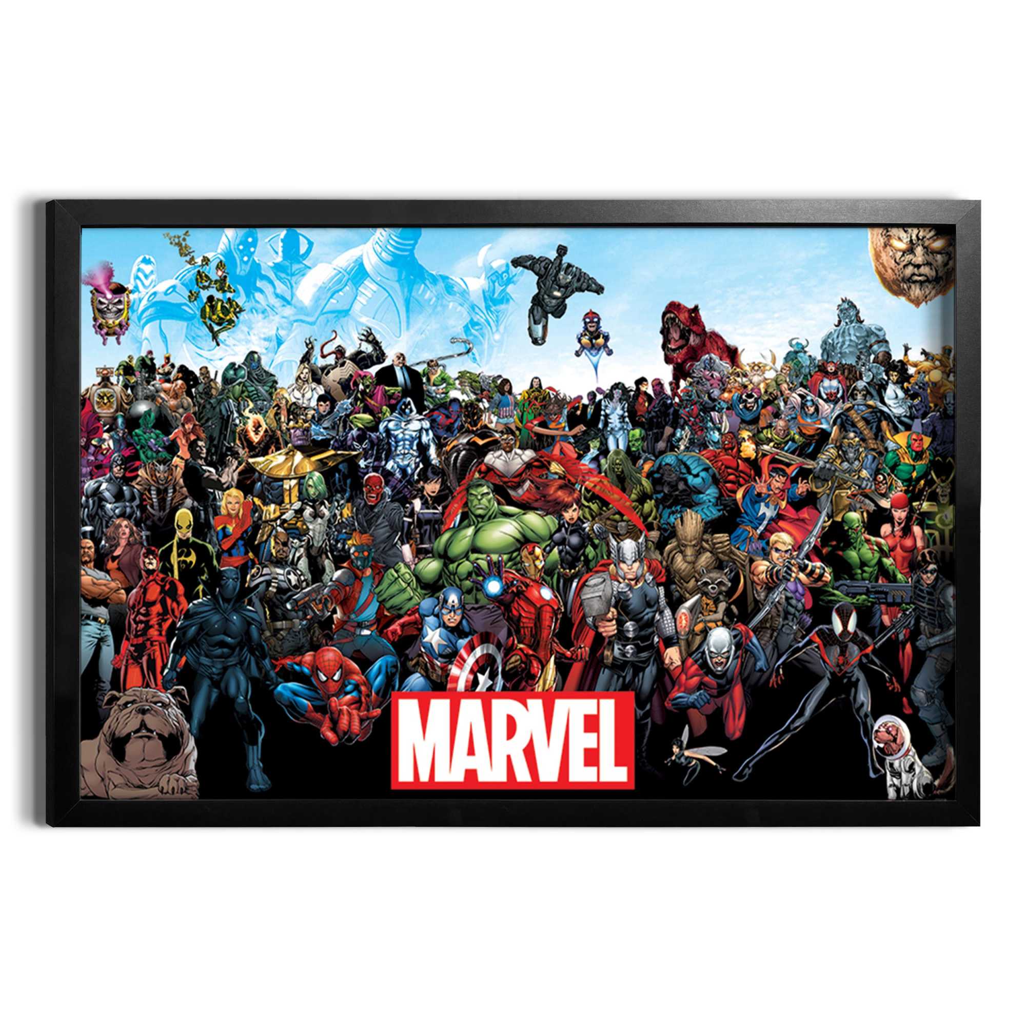 Framed Poster Marvel - universe 64,5x95 – Orangewallz